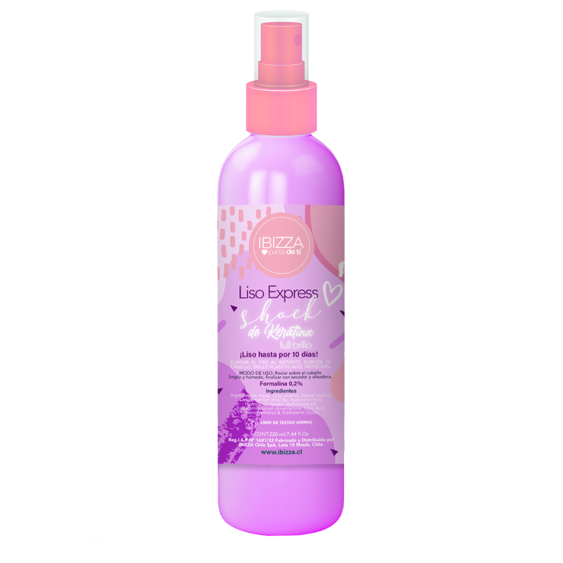 Spray Liso Express- Shock de Keratina – Ibizza
