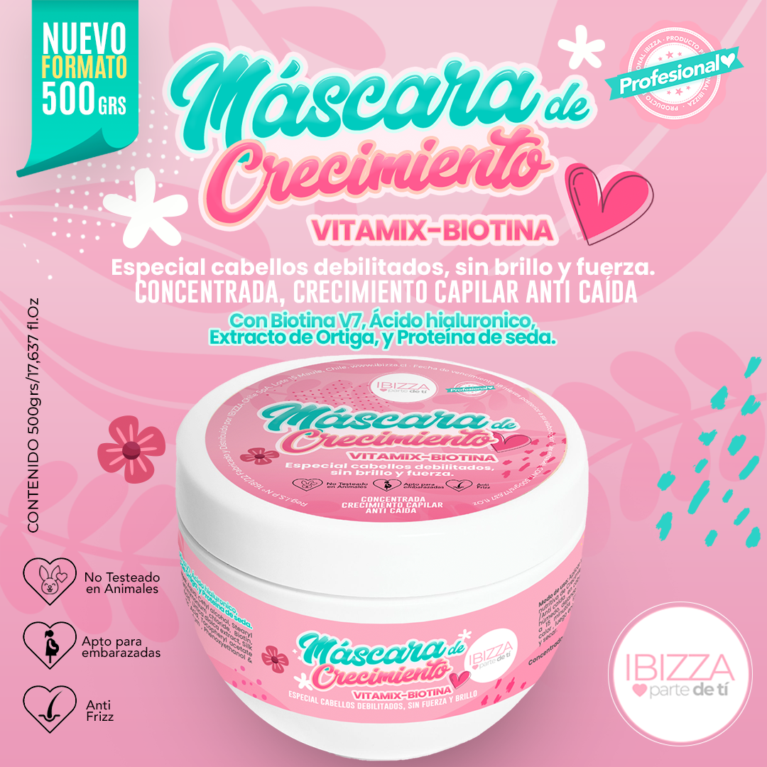 VITAMIX-CREMA CAPILAR CON BIOTINA -PROMUEVE CRECIMIENTO CAPILAR -ANTI ...